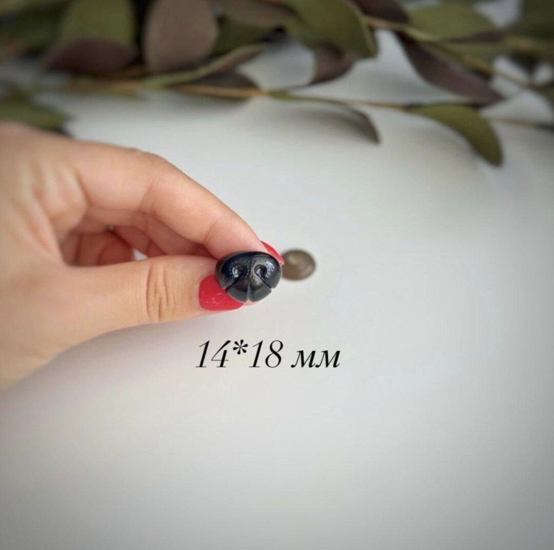 SAFE NOSE 18mm/amigurumi Nose/animal Nose/safety Noses With Plastic ...