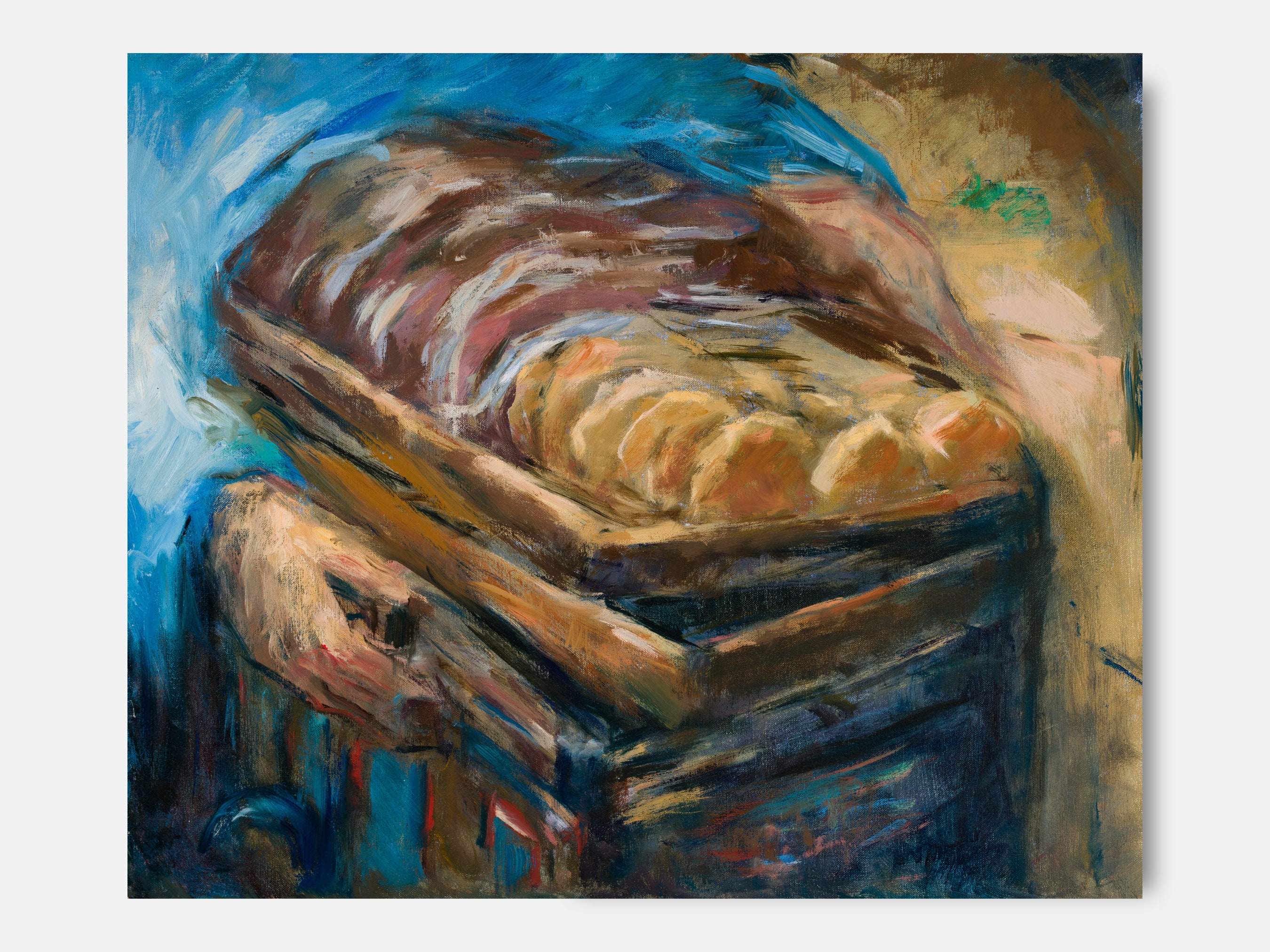 Kitchen Decor Wall Art the Bread Cart Giclée - Etsy