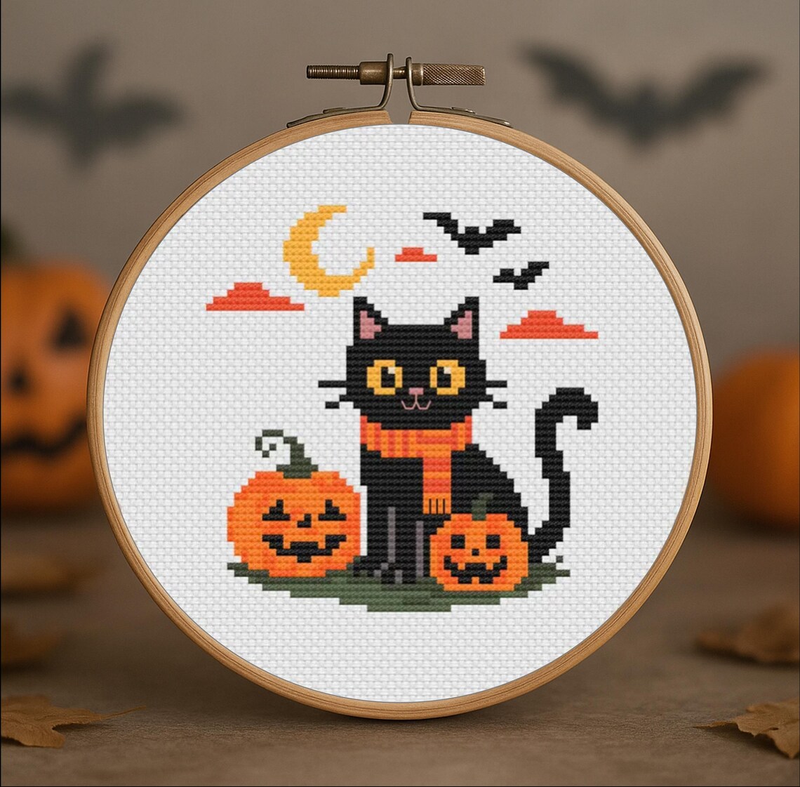 Spooky Stitch Trio – 3 Patterns – Halloween Cross Stitch Pattern Bundle ...