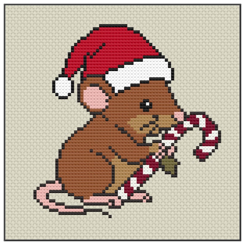 Yuletide Critters – Polar Bear, Penguin & Mouse Cross Stitch Pattern ...