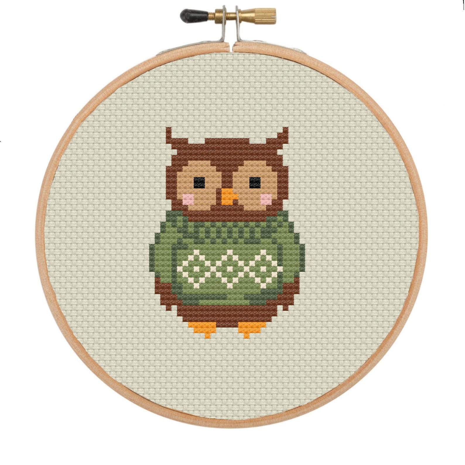Woodland Winter Animals – 5 Patterns – Winter Animal Cross Stitch ...