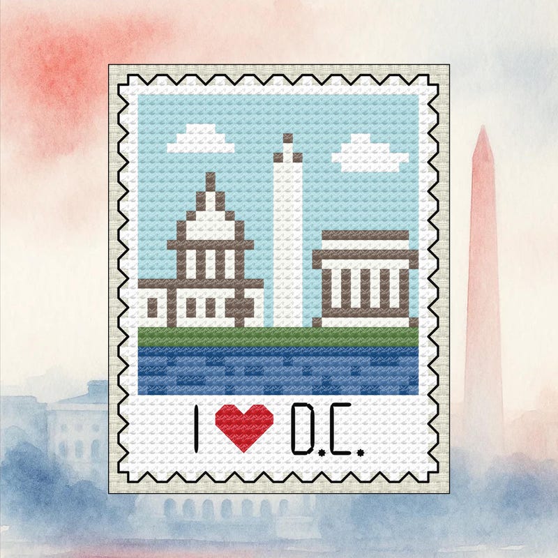 Washington Dc Stamps - Etsy