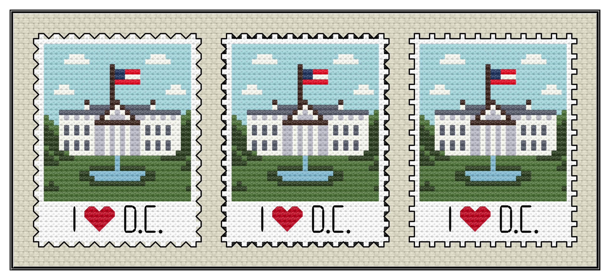 Washington DC Cross Stitch Pattern: Whitehouse, Patriotic Souvenir (PDF ...