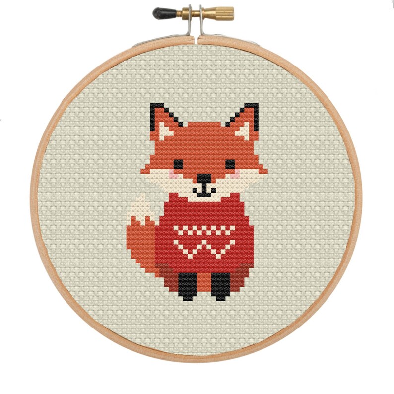 Woodland Winter Animals – 5 Patterns – Winter Animal Cross Stitch ...