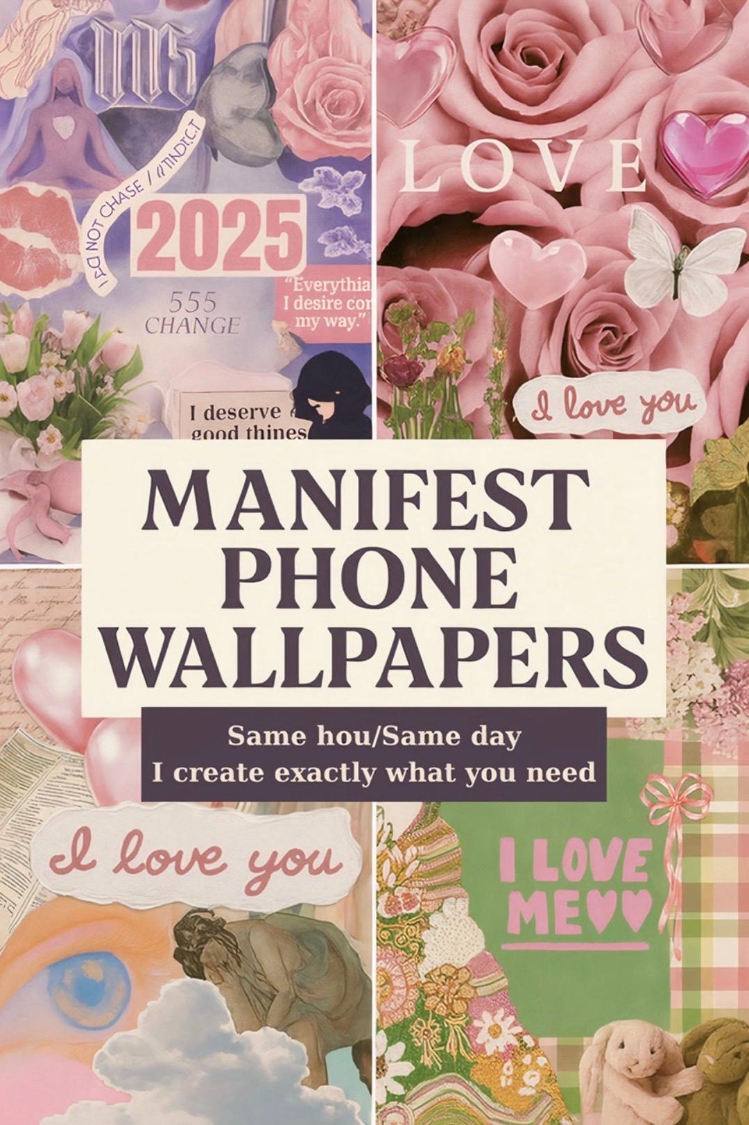Personalized Manifestation Wallpaper | Custom Spiritual Phone ...