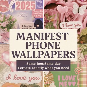 Personalized Manifestation Wallpaper | Custom Spiritual Phone ...