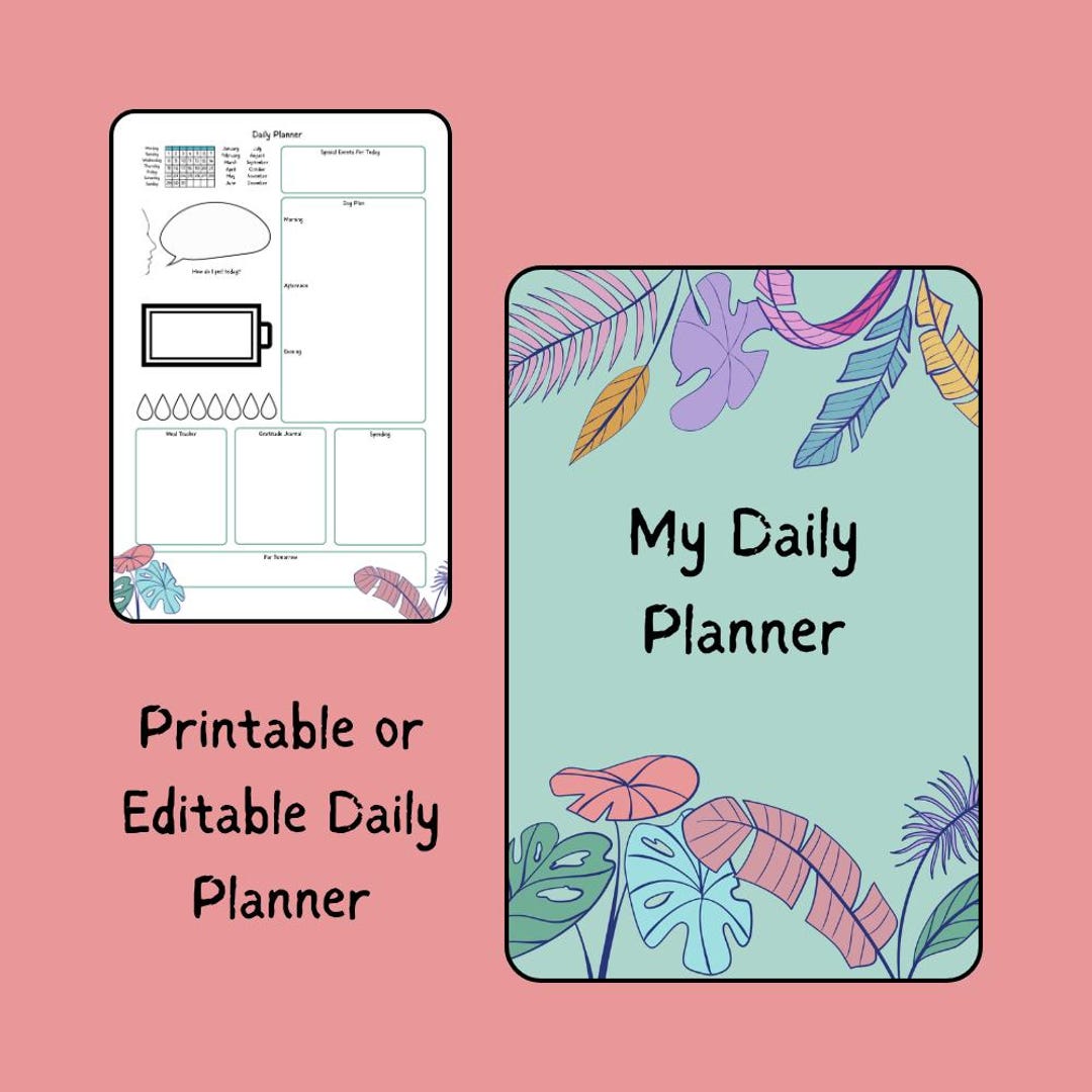 The Ultimate Daily Planner and Journal - Etsy
