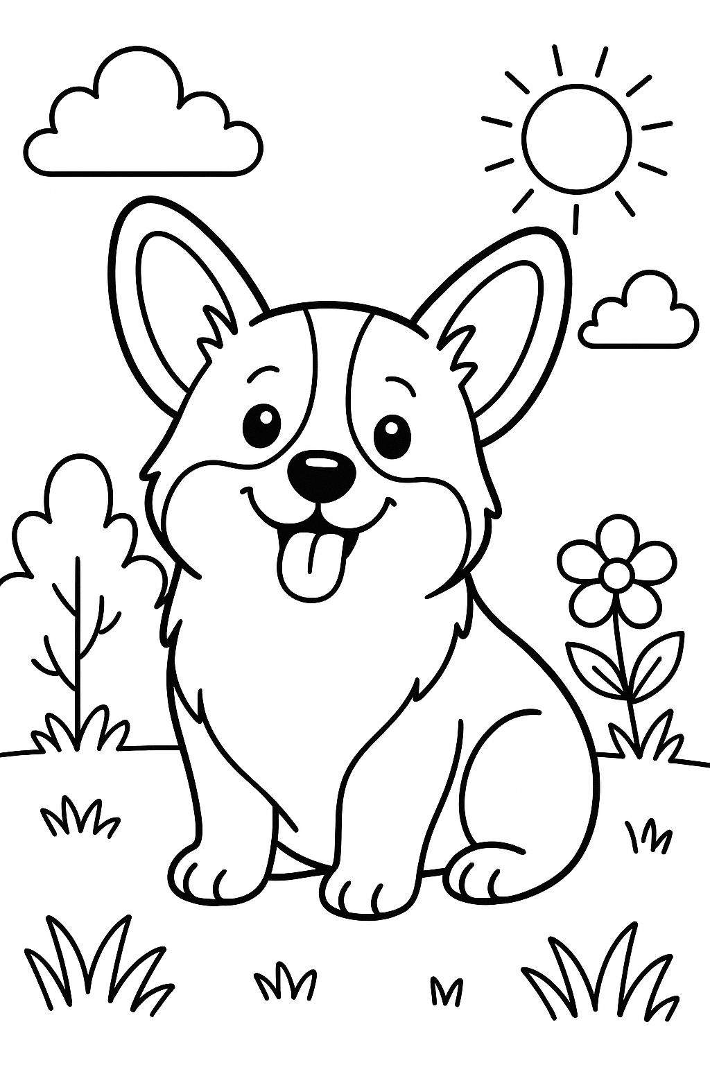 Dog Coloring Pages | 10 Count | Digital Download | Printable PDF | Kids ...