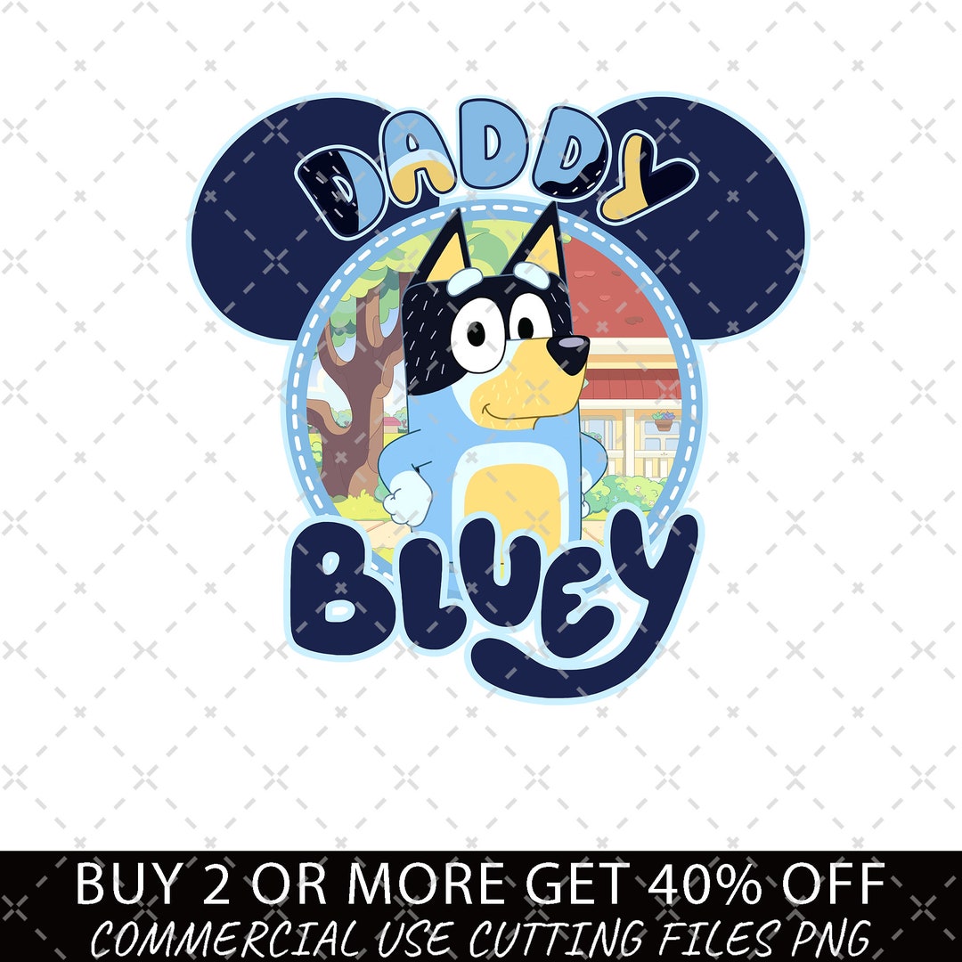 Daddy Bluey PNG Bluey Dad Bandit Png Mejor Papá Png Papá - Etsy México