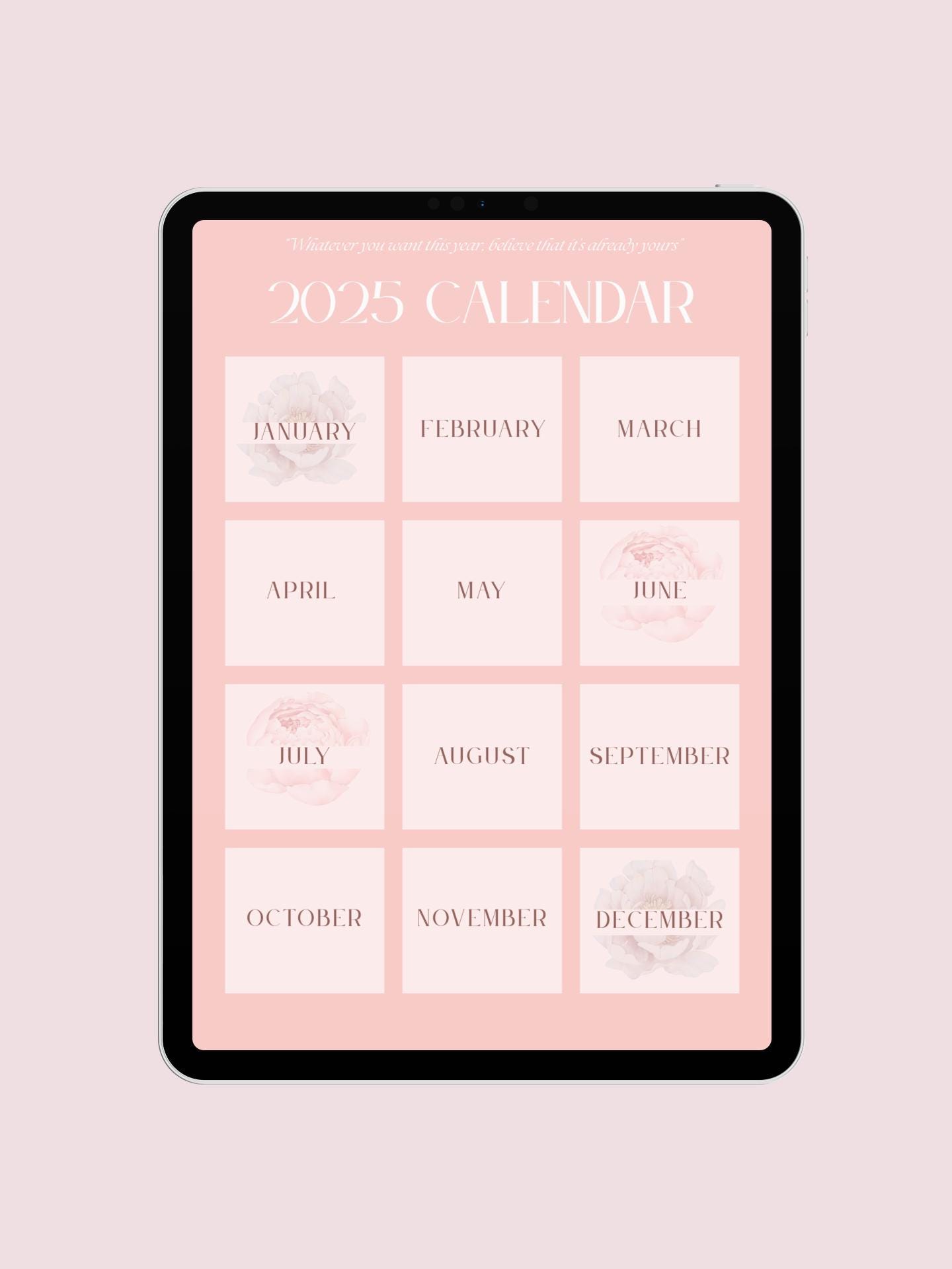 2025 Printable Planner Bundle | Calendar + Goals + Heart List ...