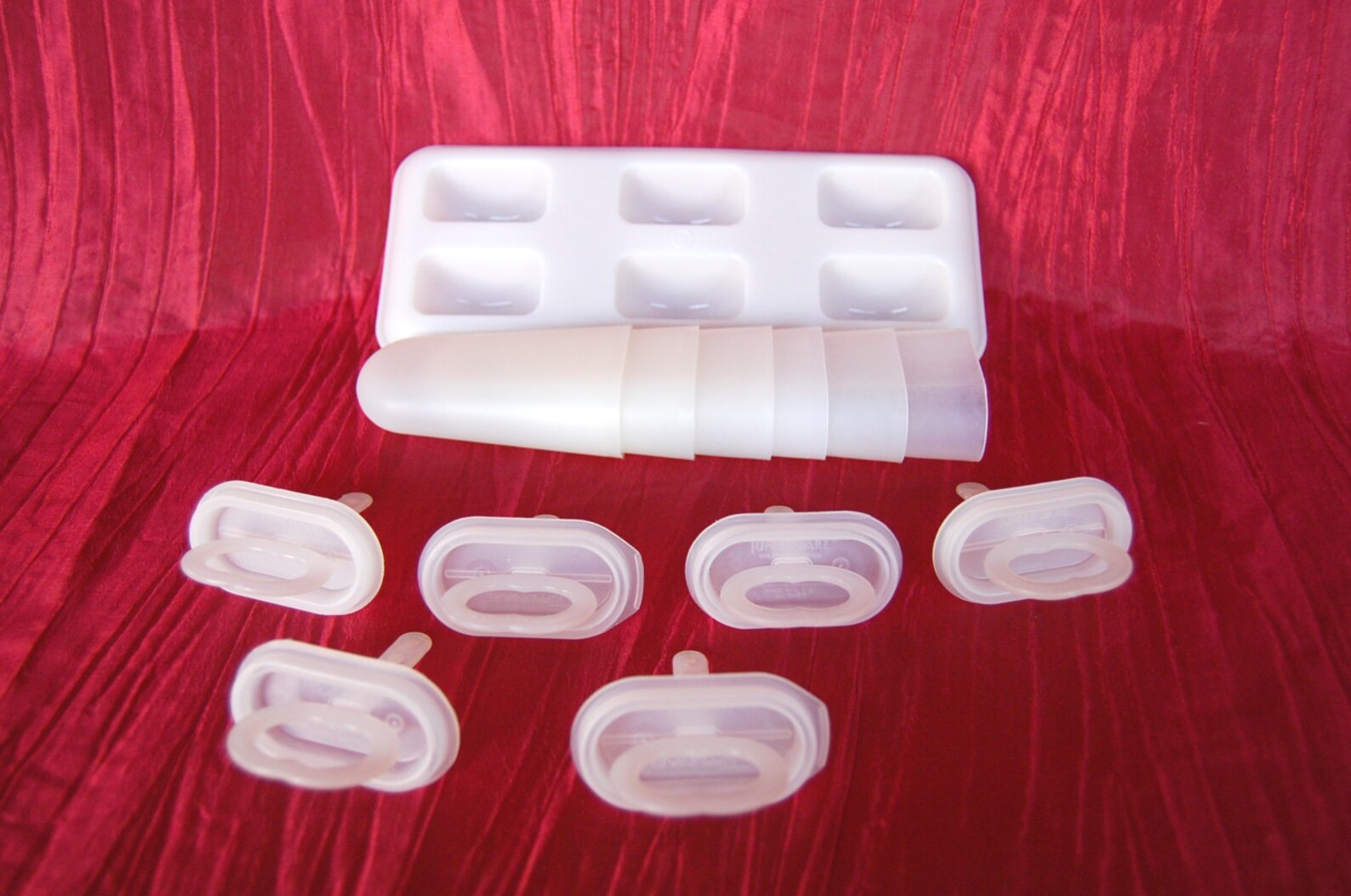Vintage Tupperware Popsicle Molds SET of 6 Tupperware Ice - Etsy