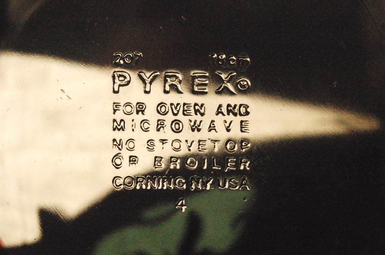 Set of 2 Vintage Pyrex 7 Inch Pie Plates Pyrex 207 Clear Glass - Etsy