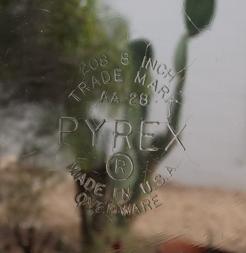 Vintage Pyrex 8 Inch Pie Plates Model 208, Various and Older Models ...