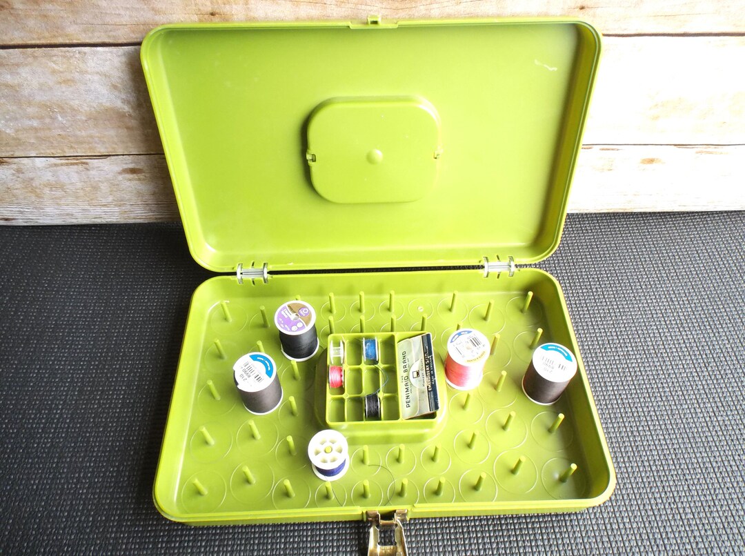 Vintage Wil-hold Thread Caddy Sewing Box Spool Holder by Wilson ...