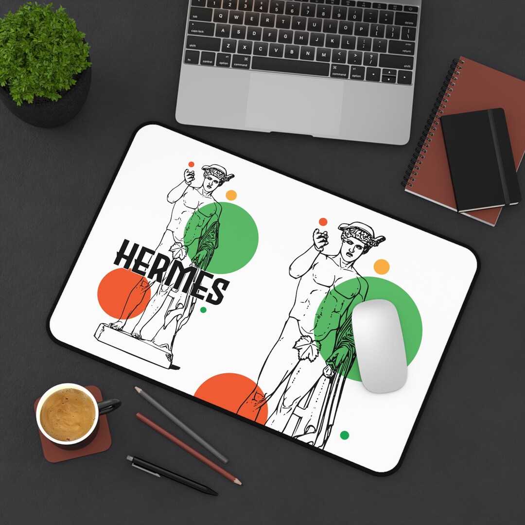 Hermes Desk Mat Greek Mythology Office Decor Stylish Desk Accessory ...
