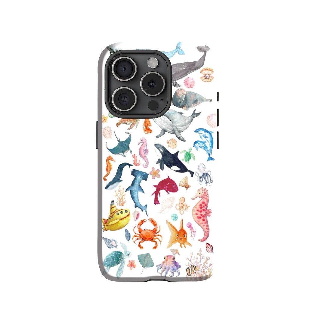 Whale Shark Phone Case Marine Life Protective Cover Compatible With ...
