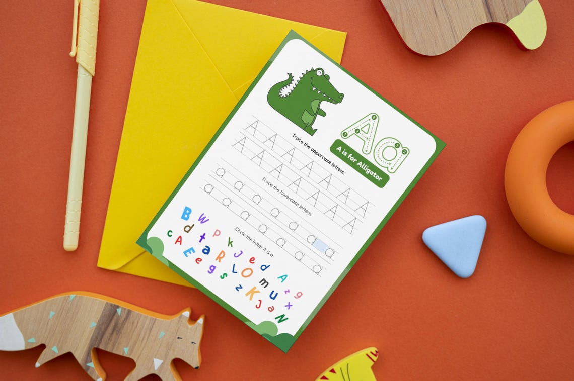 Printable Animal Alphabet Tracing Worksheets | ABC Letter Practice for ...