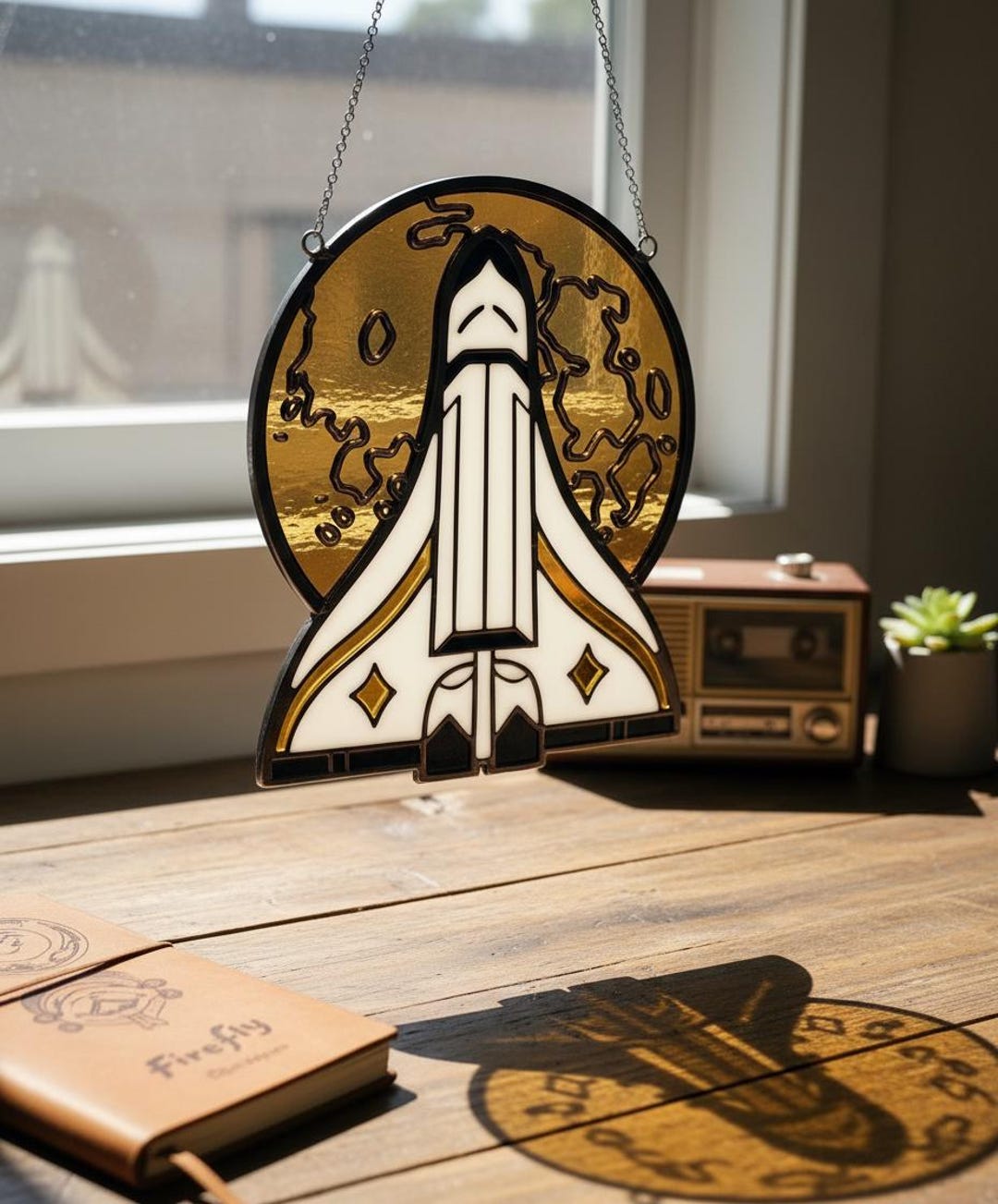 The Last of Us Ellie's Space Shuttle Suncatcher,window Hanging Art ...