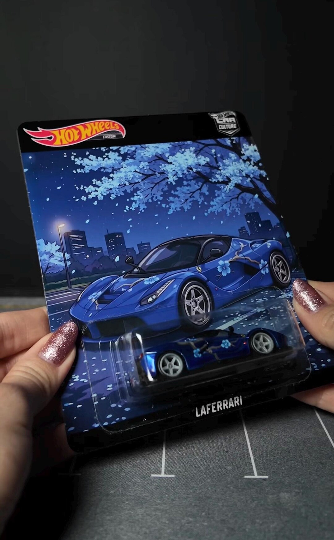 Sakura Laferrari Spectraflame Hot Wheels Custom Cloudy.micra - Etsy UK