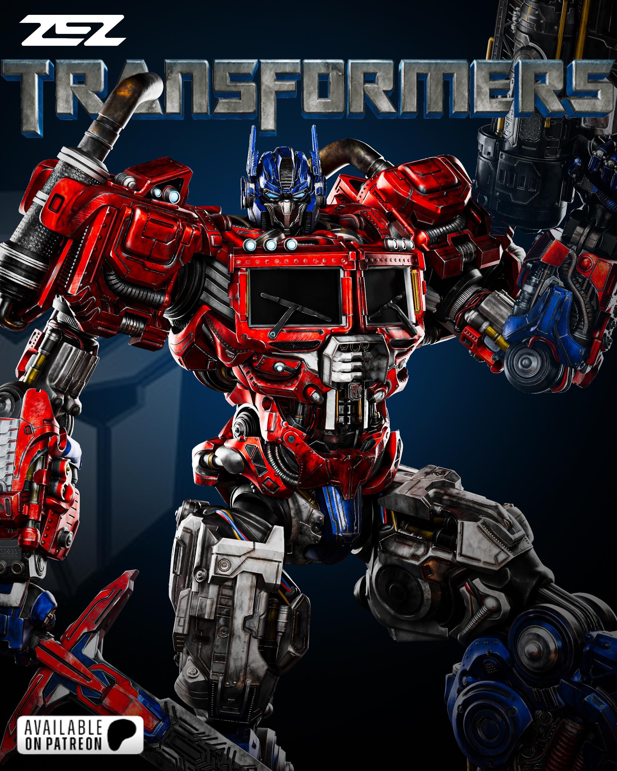 Optimus Prime Full Statue + Bust - STL ZEZ Studio - Etsy