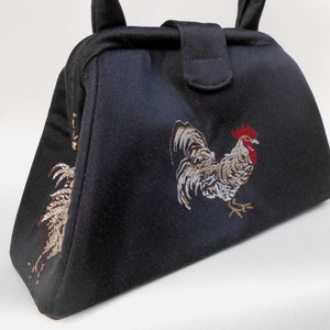 Black Rooster Handbag - Etsy