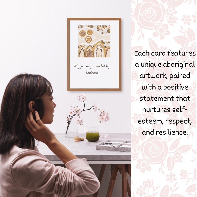 Aboriginal Art Affirmation Cards: Mindfulness & Respect (digital ...