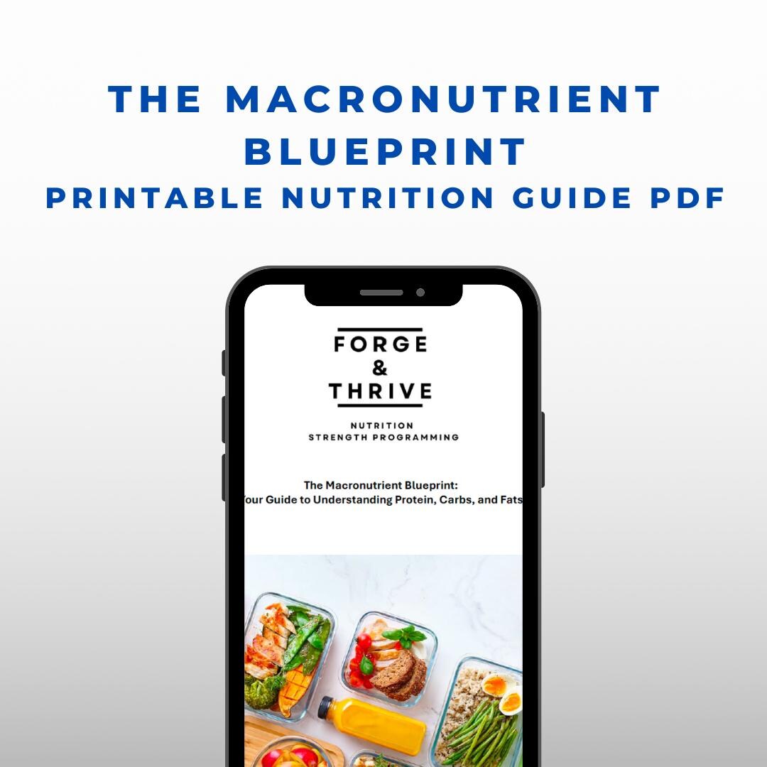The Macronutrient Blueprint | Printable Nutrition Guide PDF - Etsy