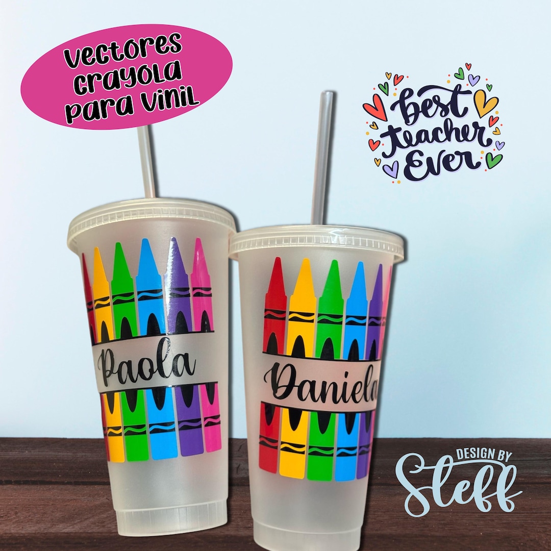 Crayola Teacher's Day Template - Editable for Personalizing With Vinyl ...