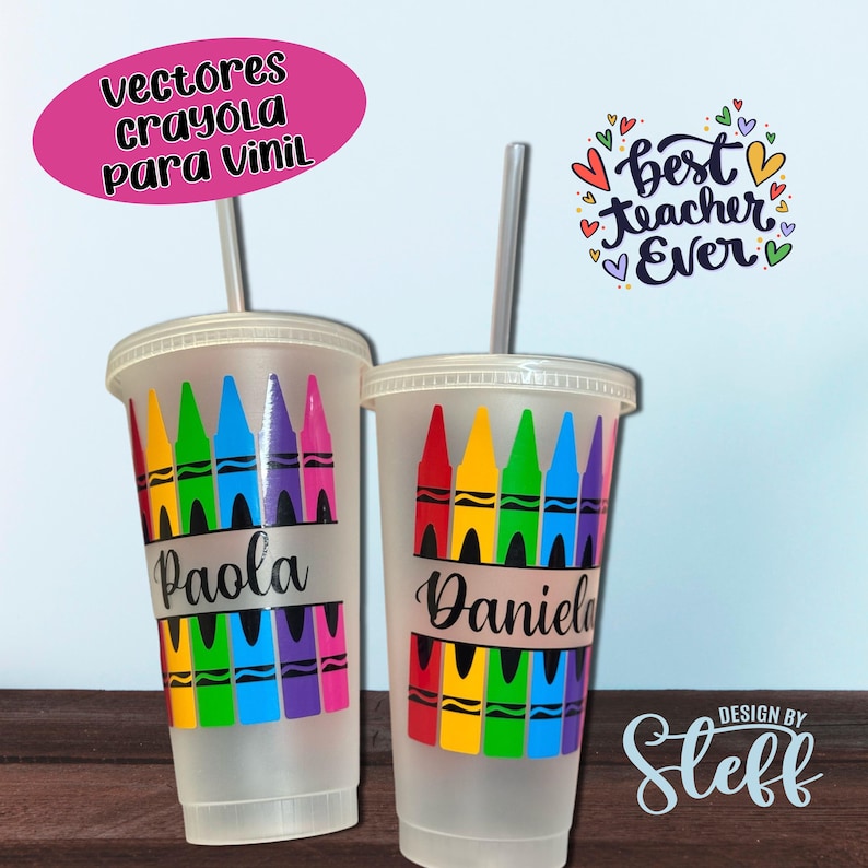 Plantilla crayola dia del maestro - editable para personalizar con ...