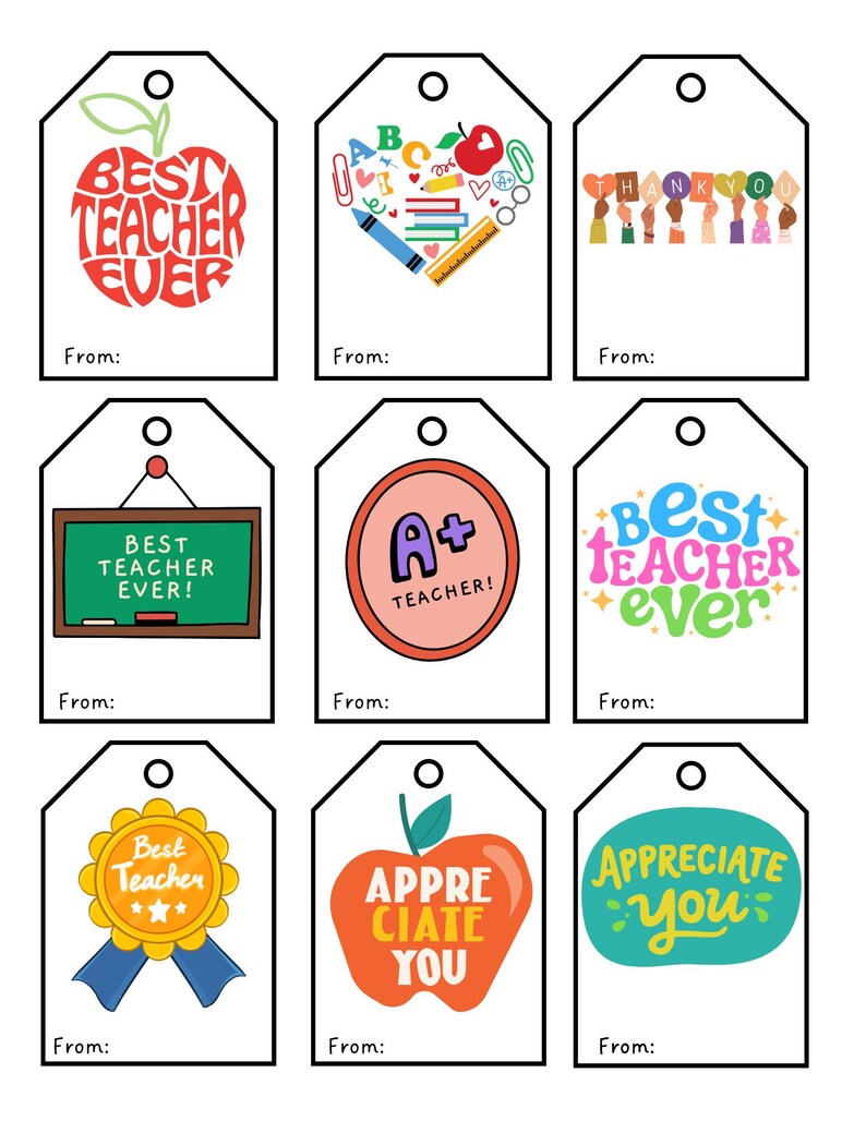 Tagsteacher Appreciation Gifts, Best Teacher Ever, Happy Teachers Day ...
