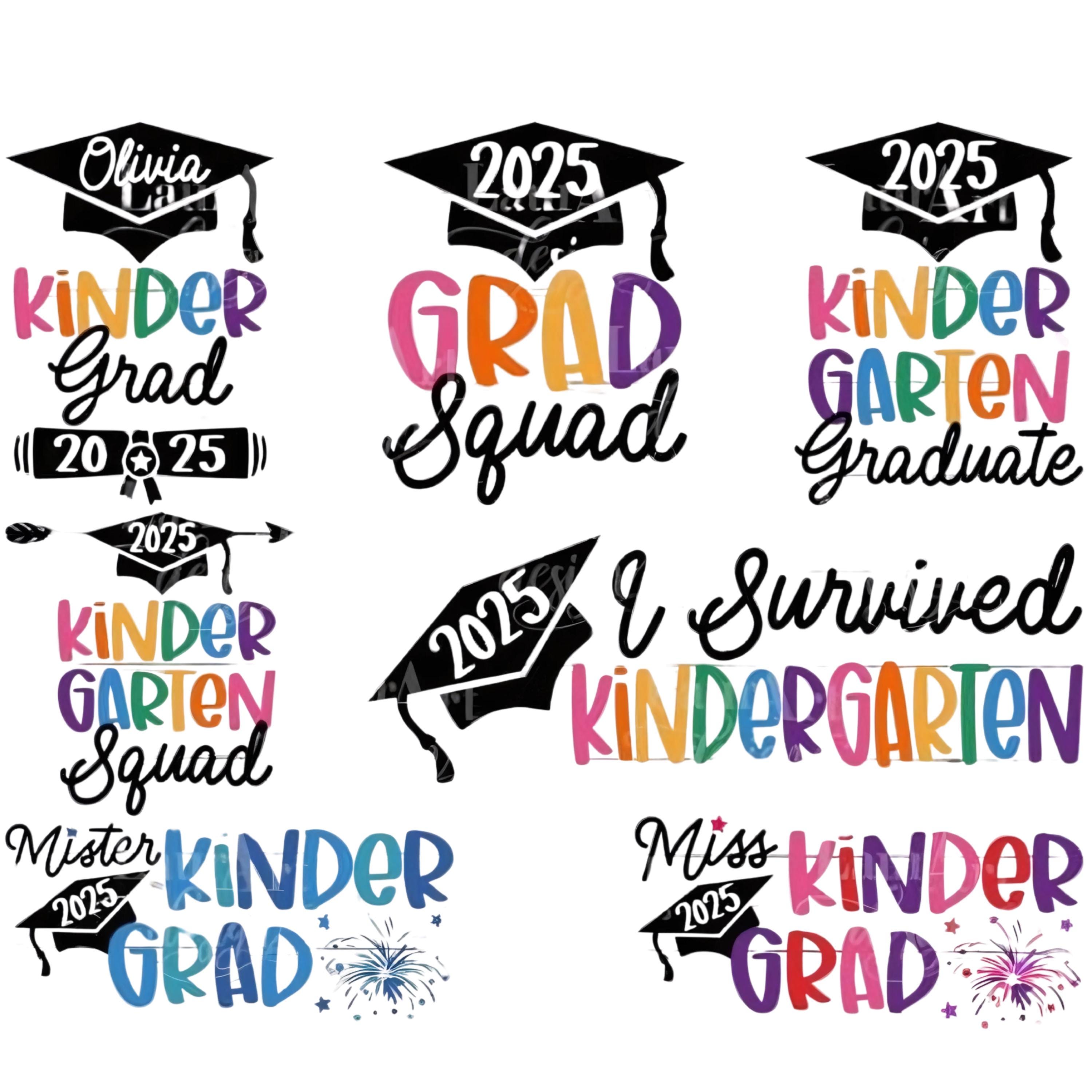 Kindergarten Graduation Svg, 2025 Kindergarten Graduation Svg, Kinder ...
