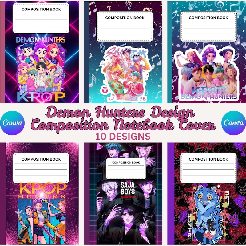 Kpop Demon Hunters Notebook - Etsy
