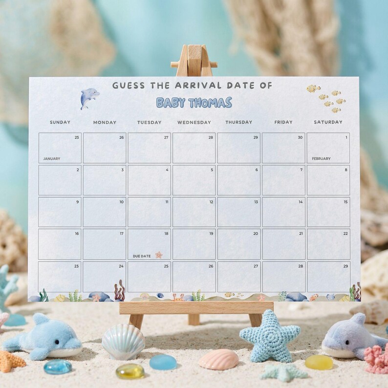 Sea You Soon Baby Shower Theme, Nautical Decorations, Editable ...