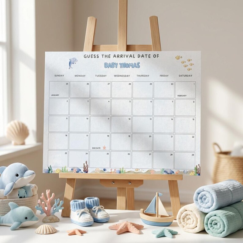 Sea You Soon Baby Shower Theme, Nautical Decorations, Editable ...