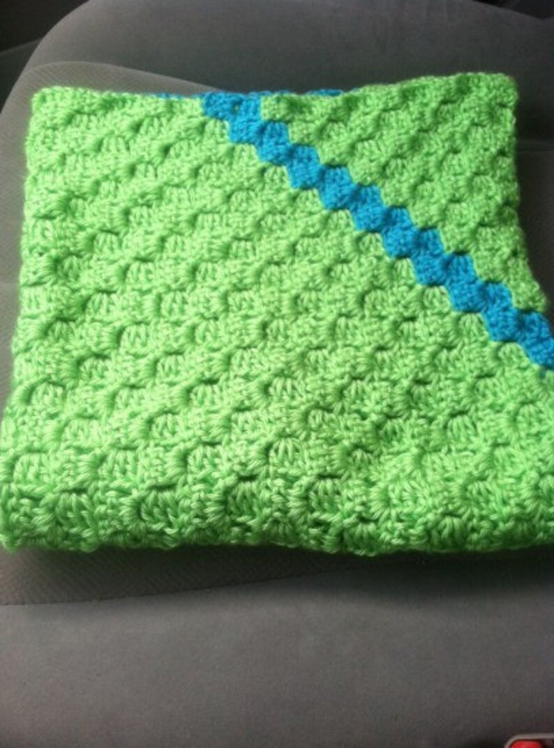 Sideways Box Stitch Afghan Crochet Pattern - Etsy