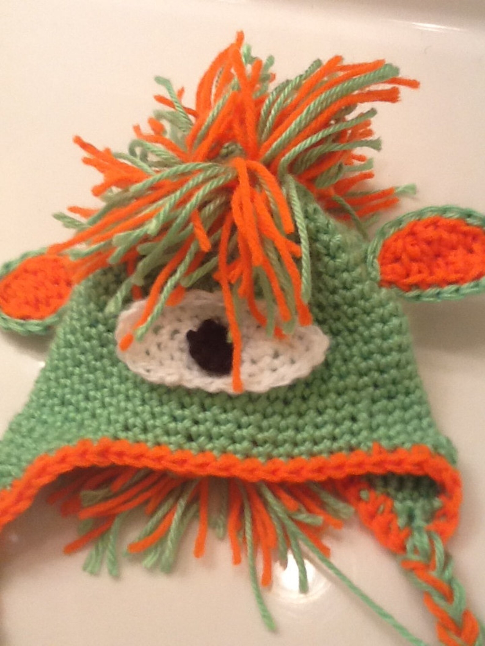 Crochet Pattern Monster Alien Mohawk Hat PDF - Etsy