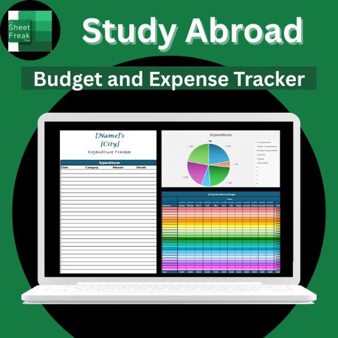 Study Abroad Budget *standard* | Excel Spreadsheet - Etsy