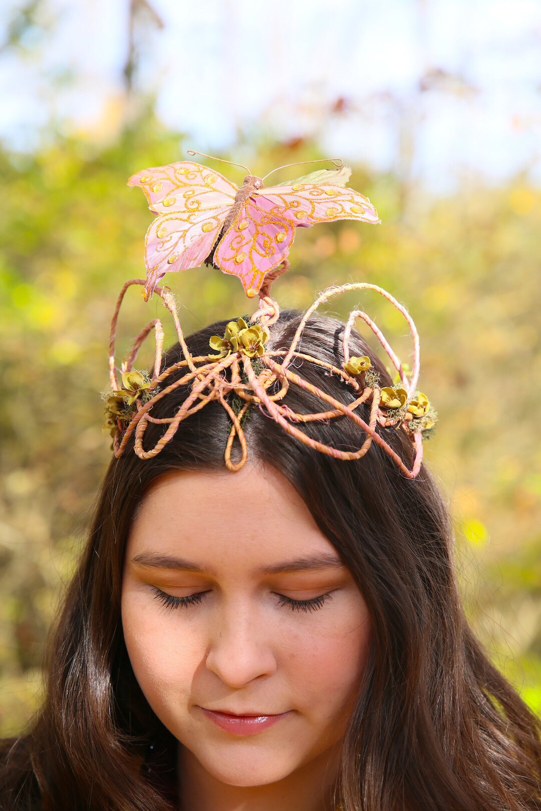 Flutter Faerie Reversible Faerie Crown - Etsy