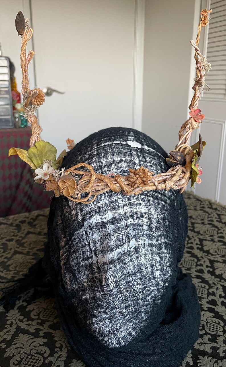 Crown of the Wild Handmade Faerie Crown With Bendable Antlers - Etsy