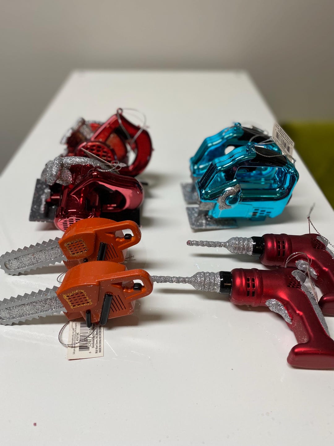 Bulk Miniature Power Tools Christmas Ornaments, Lot Wreaths Crafting Do ...