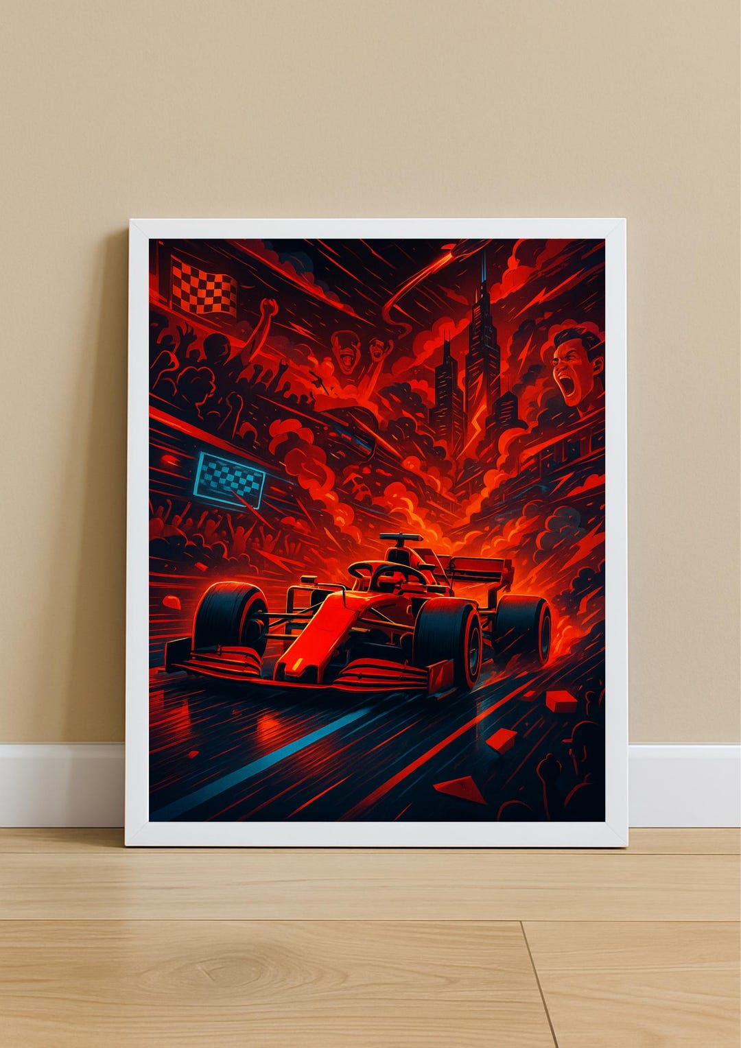 Formula 1 Poster / F1 Poster / Formula 1 Print / Wall Art / F1 Drawing ...