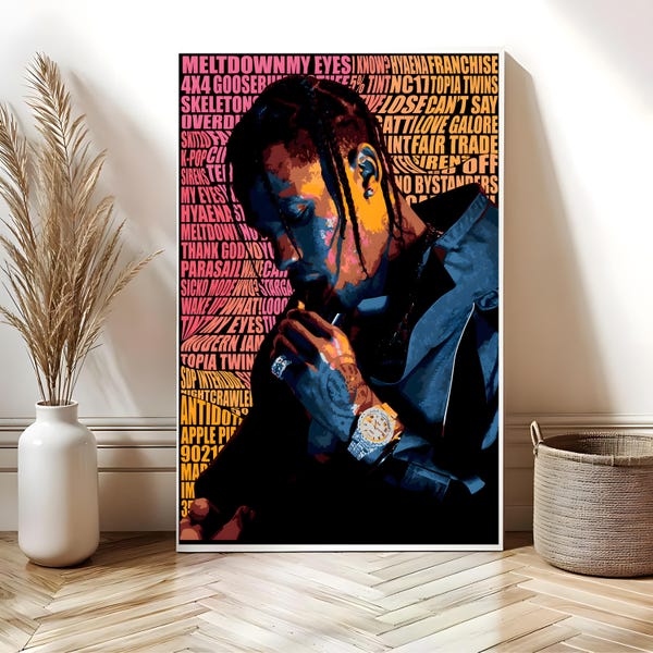 Travis Scott Poster - Etsy