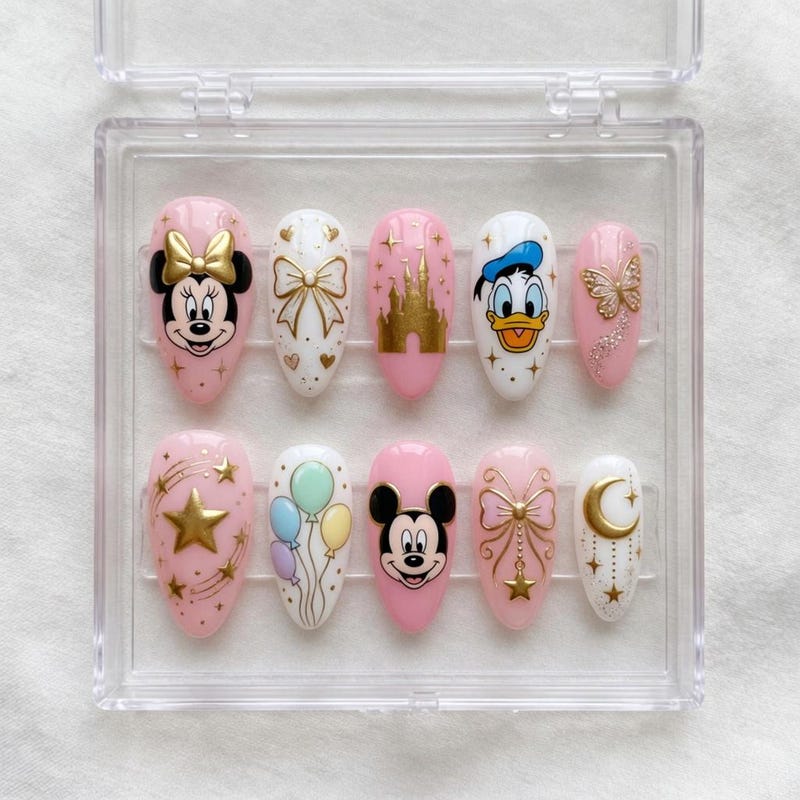 Character Themed Nails - Etsy