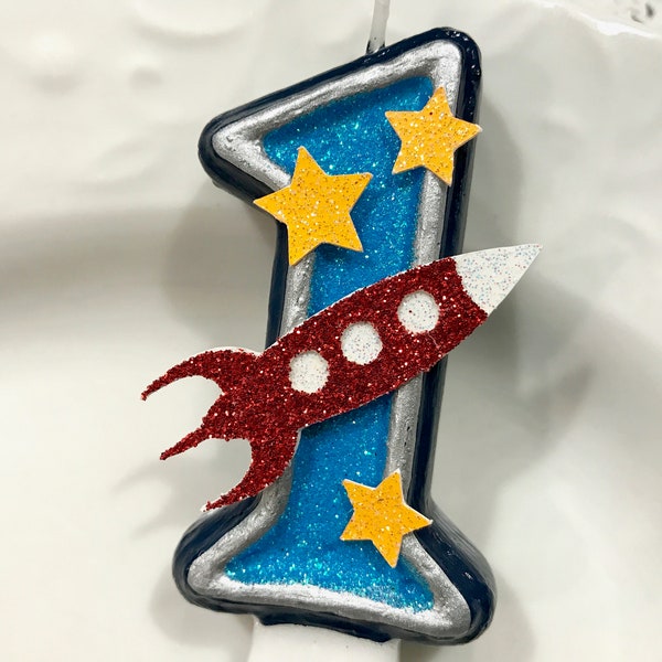 Rocket Candle - Etsy