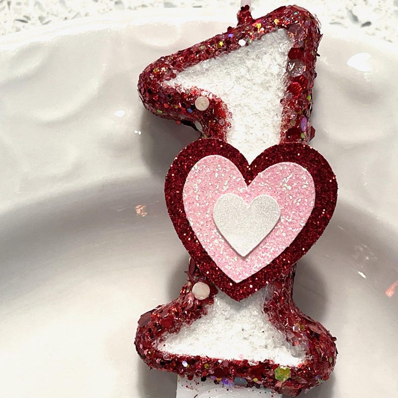 Number One Candle - Etsy
