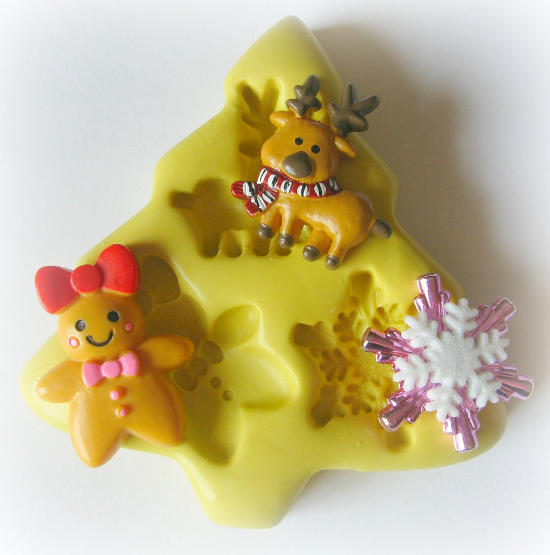 Silicone Molds Christmas Tree Mold Clay Fondant Resin Mold Mold - Etsy