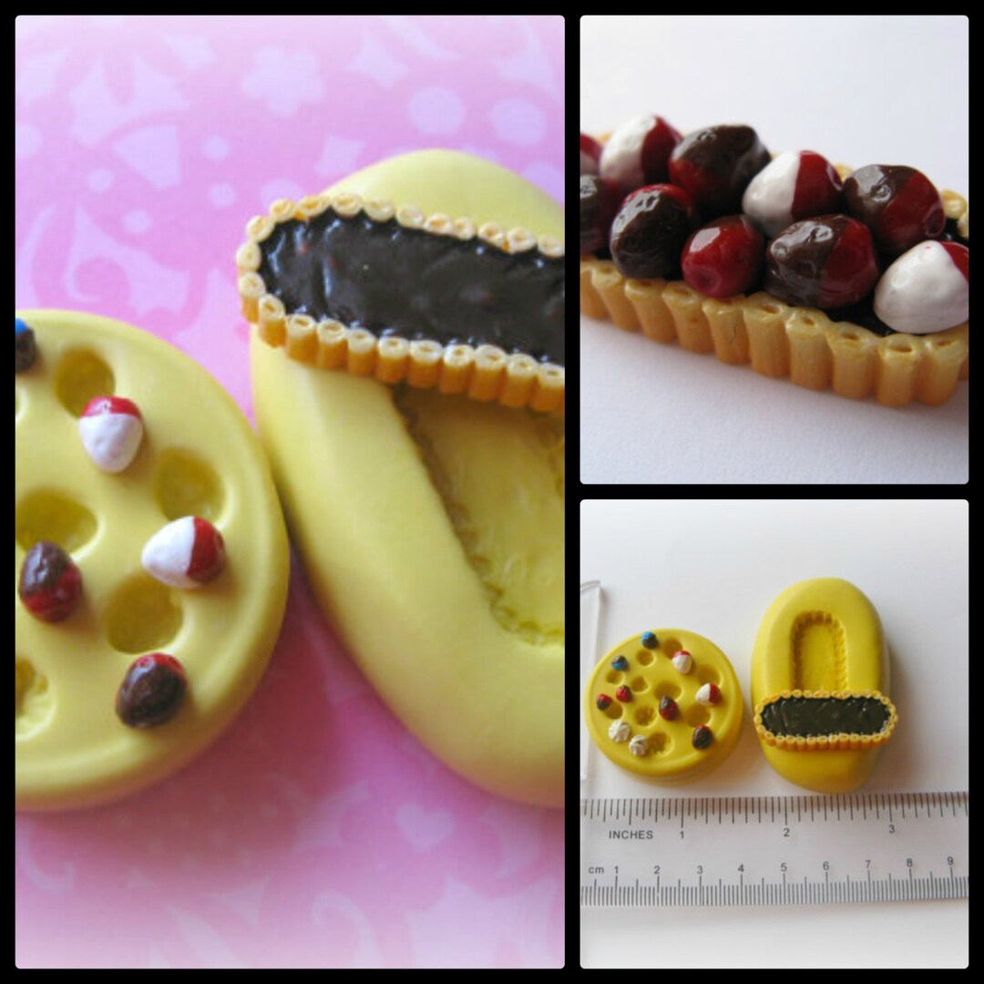 Berry Tart Mold Sweets Mould Resin Clay Fondant Miniature Sweetsjewelry ...