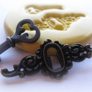 Key Mold Steampunk Molds Keyhole Fondant Mold Chocolate Clay - Etsy