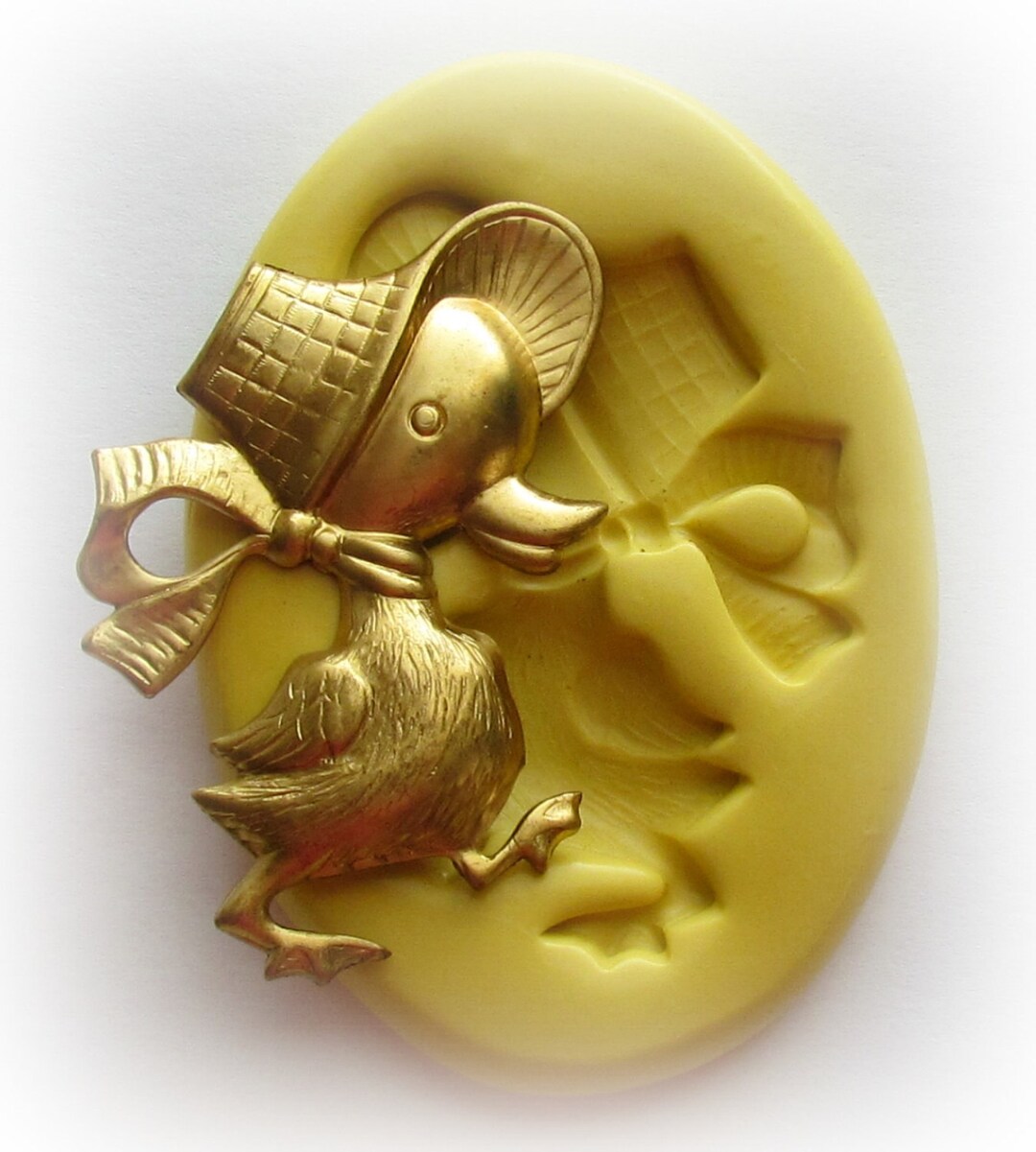 Polymer Clay Duck Mold Silicone Easter DIY Chocolate Fondant Wax Ducks ...