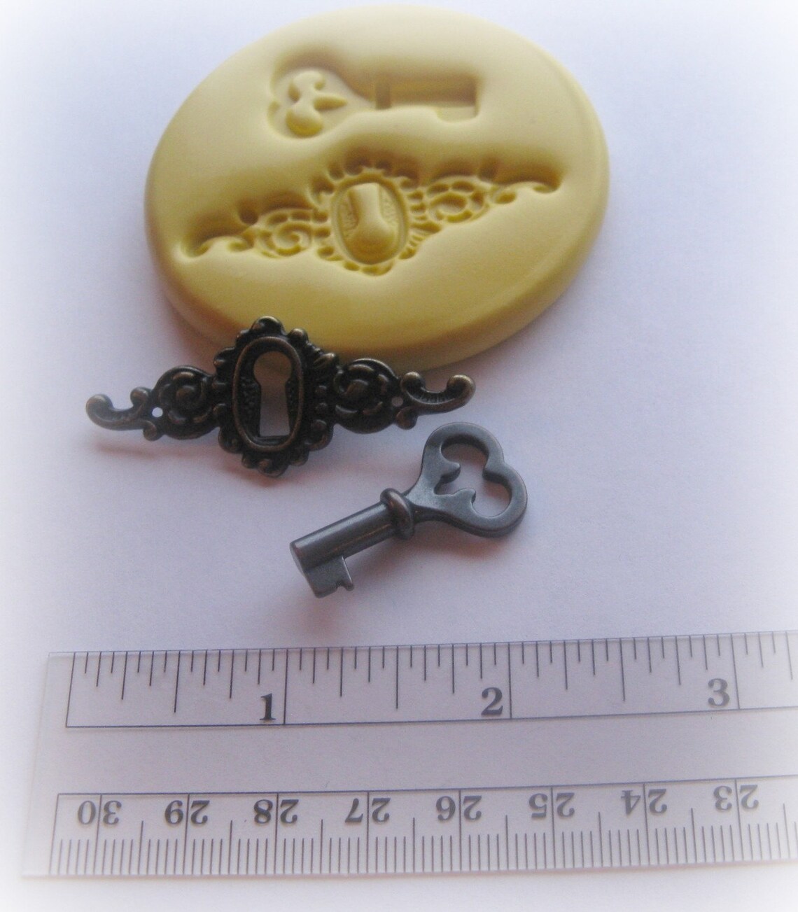 Key Mold Steampunk Molds Keyhole Fondant Mold Chocolate Clay | Etsy